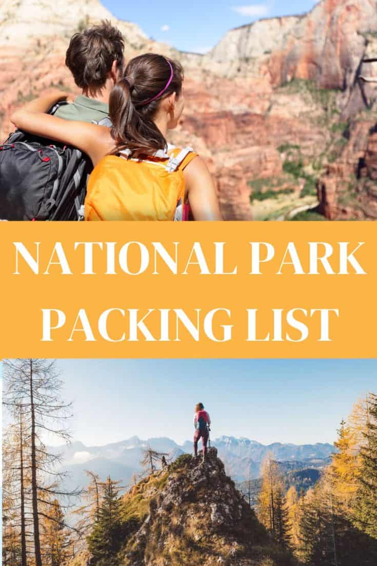 ULTIMATE National Park Packing List - essentials for any park ...